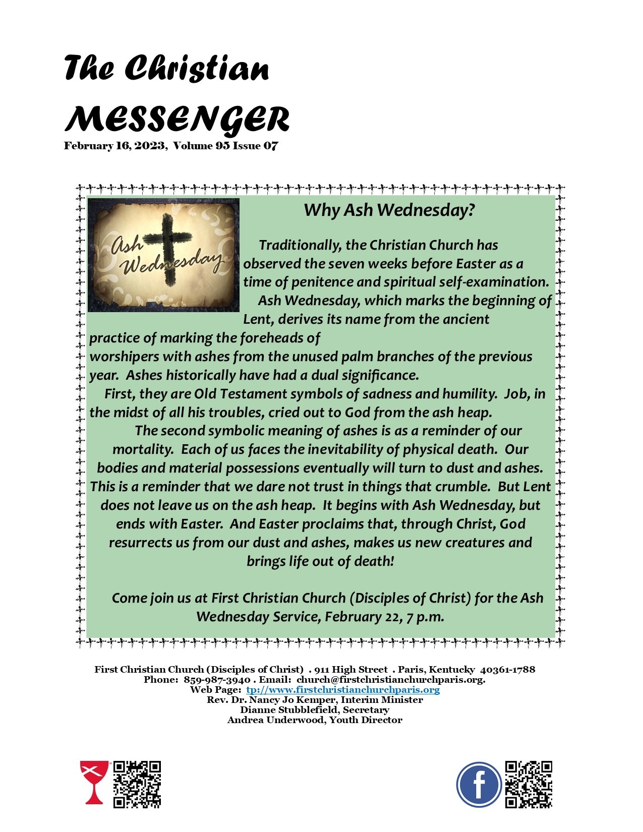 Messenger | First Christian Church